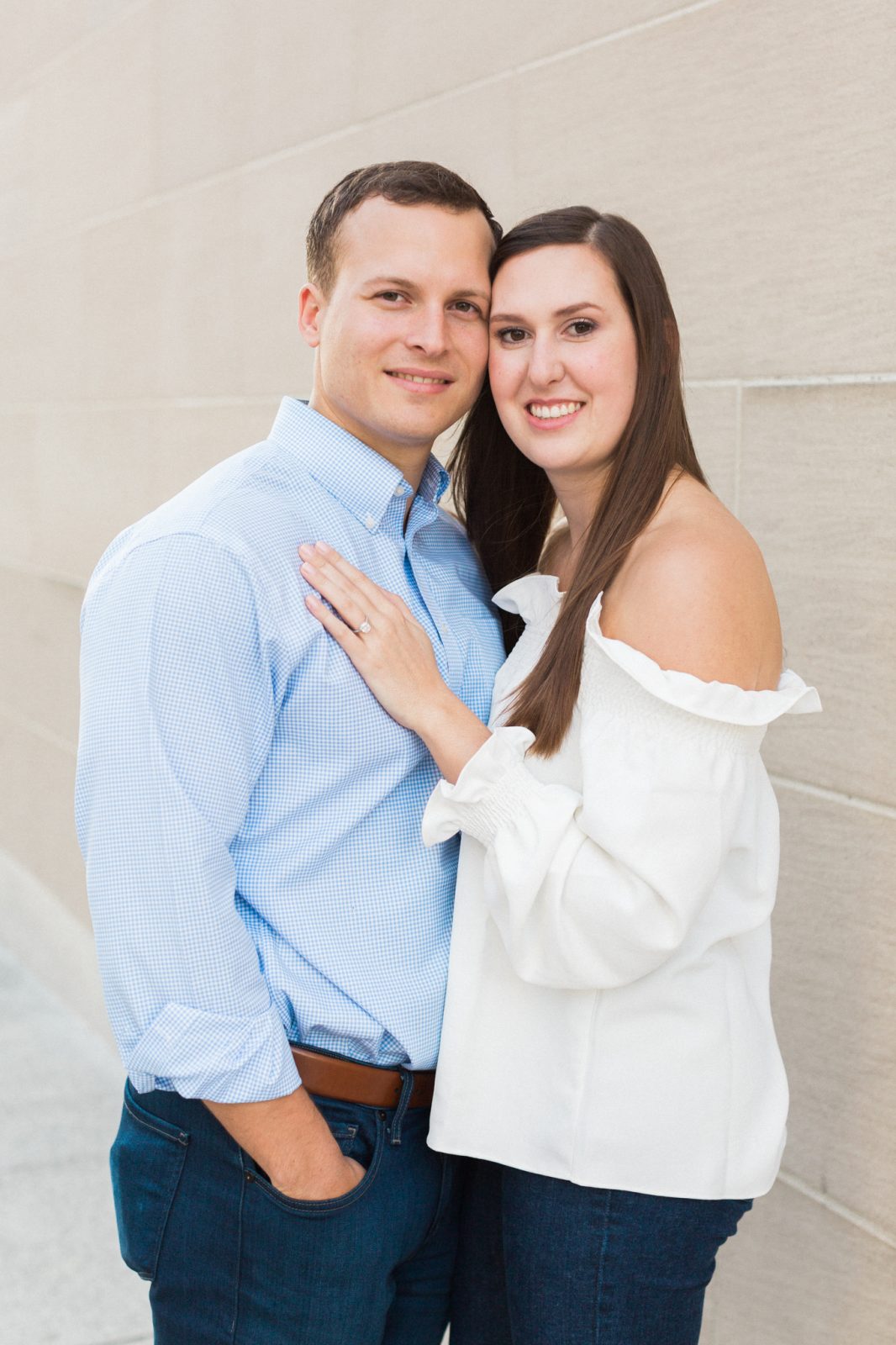 Rachel & Tyler’s Engagement Session in the Dallas Arts District at the ...