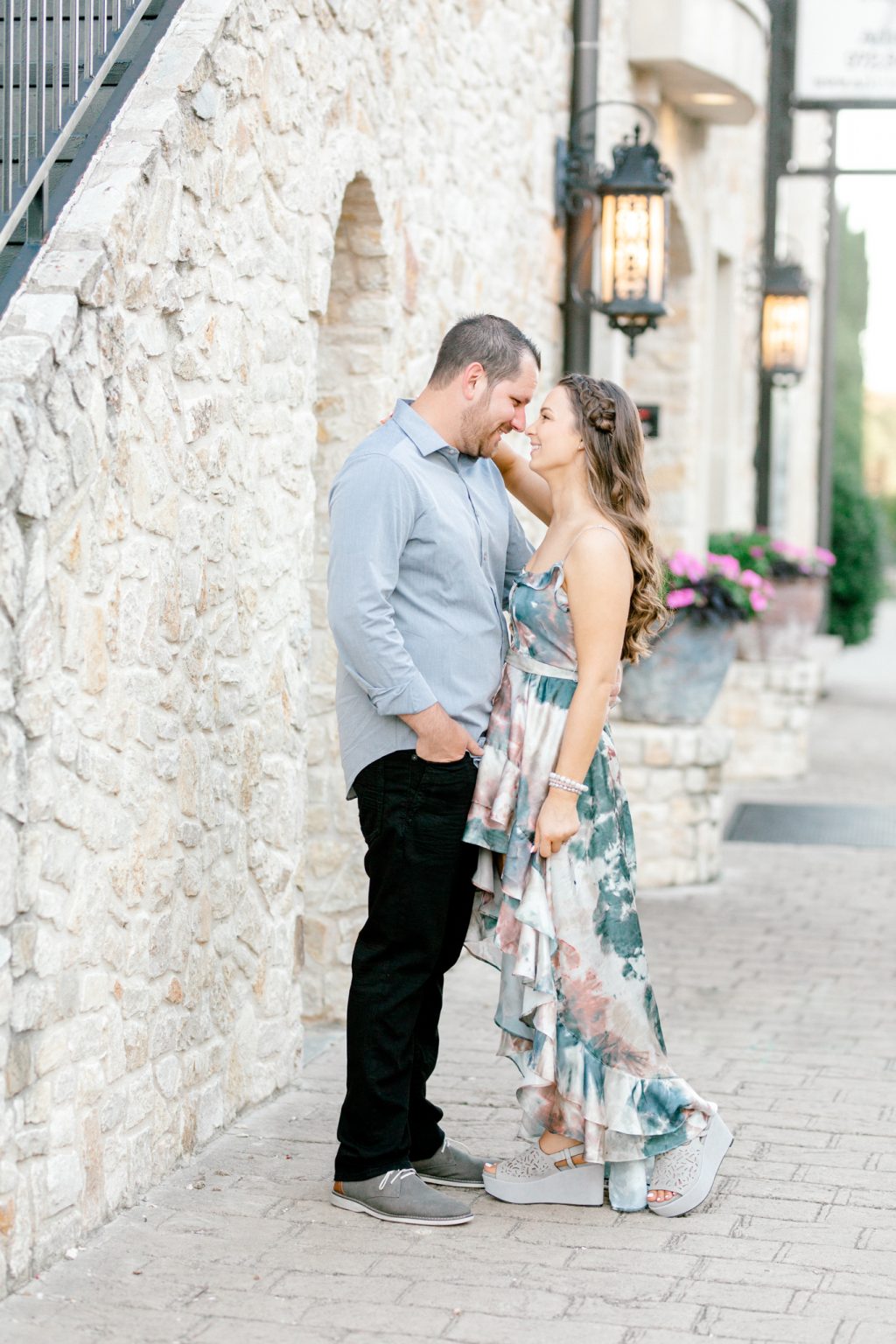 Allisen & Ryan’s Engagement Session at Adriatica Village in McKinney ...