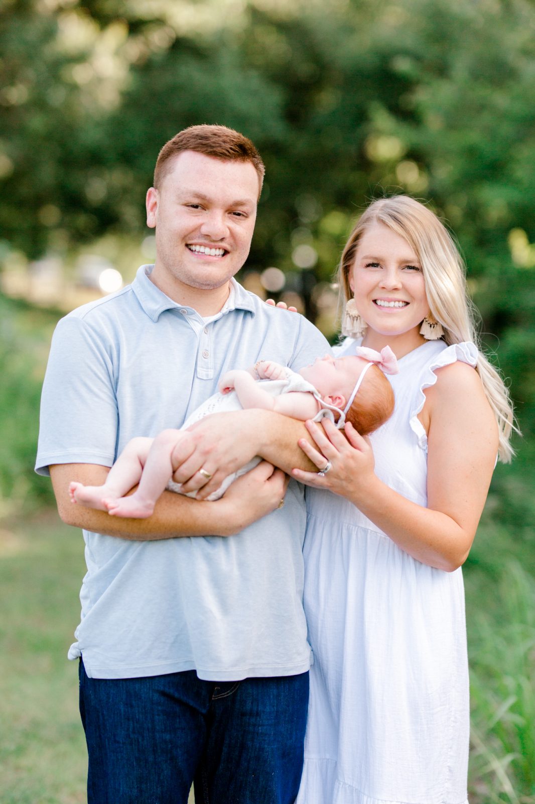 Rowsell Family & Baby Josie’s Newborn Session at Pilot Knoll Park ...