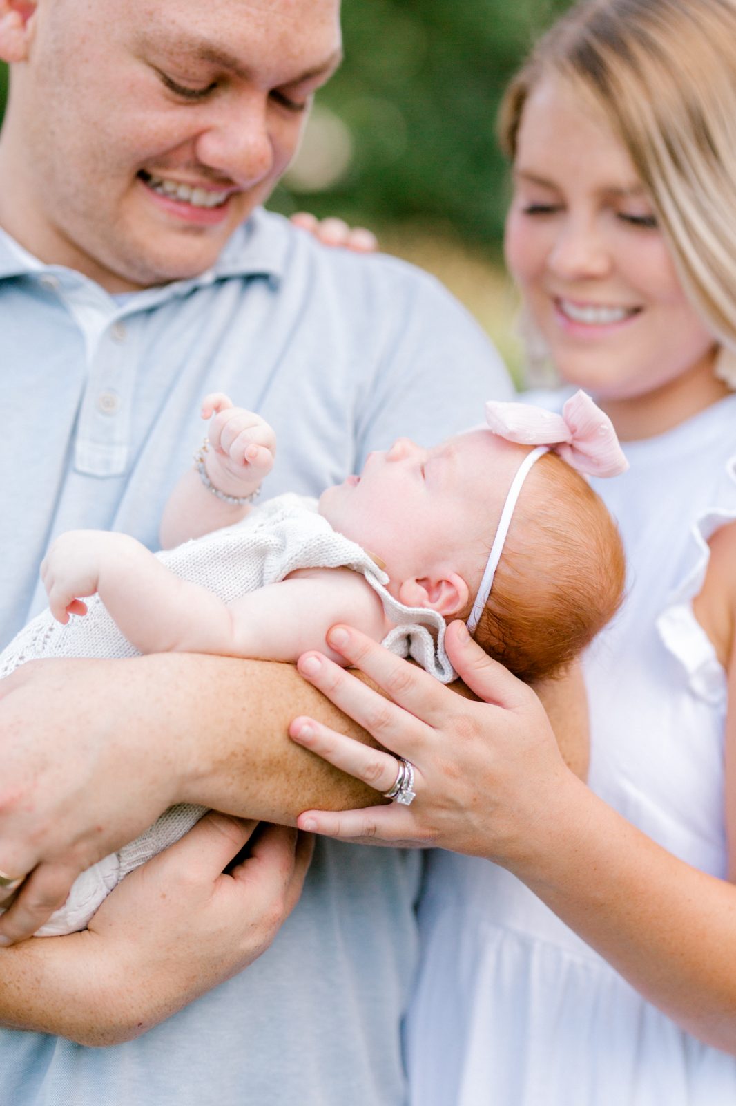 Rowsell Family & Baby Josie’s Newborn Session at Pilot Knoll Park ...