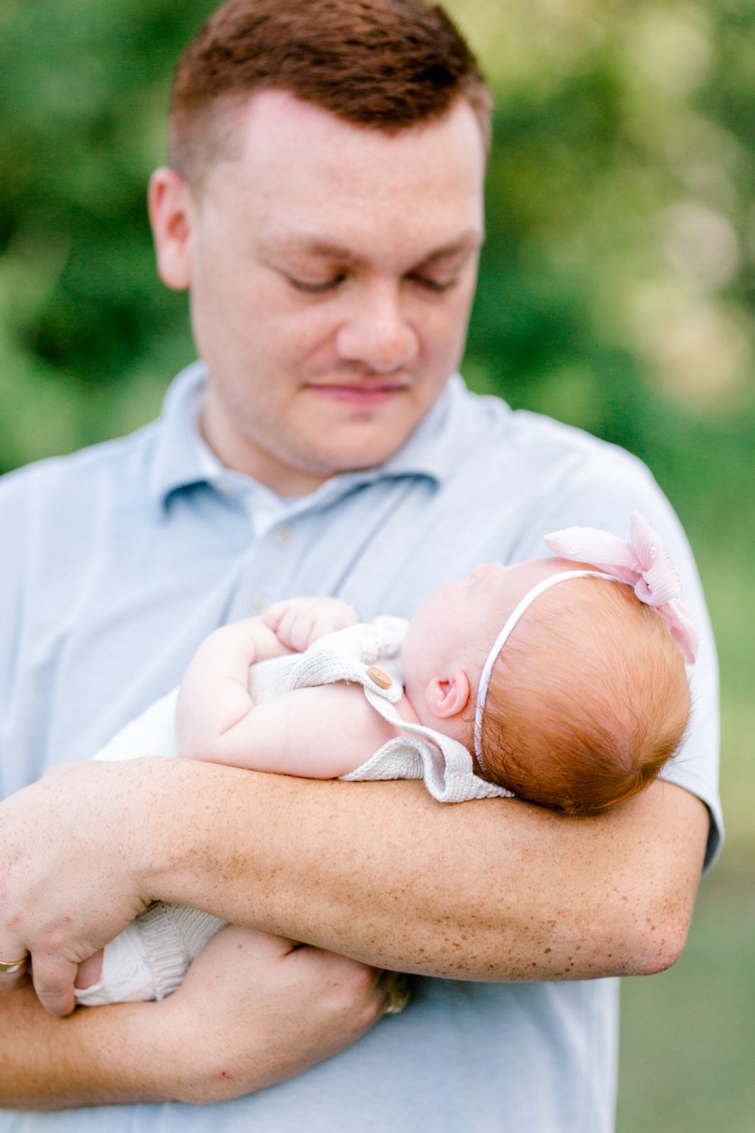 Rowsell Family & Baby Josie’s Newborn Session at Pilot Knoll Park ...