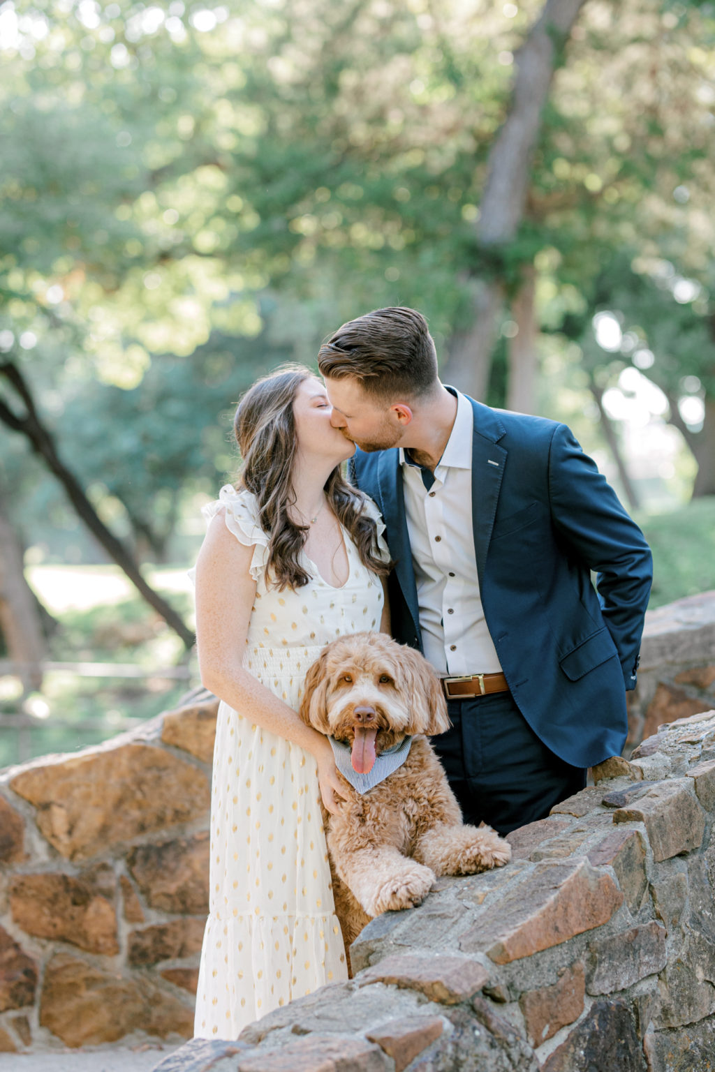 Kelsey & Andrew’s Reverchon Park Turtle Creek Engagement Session ...