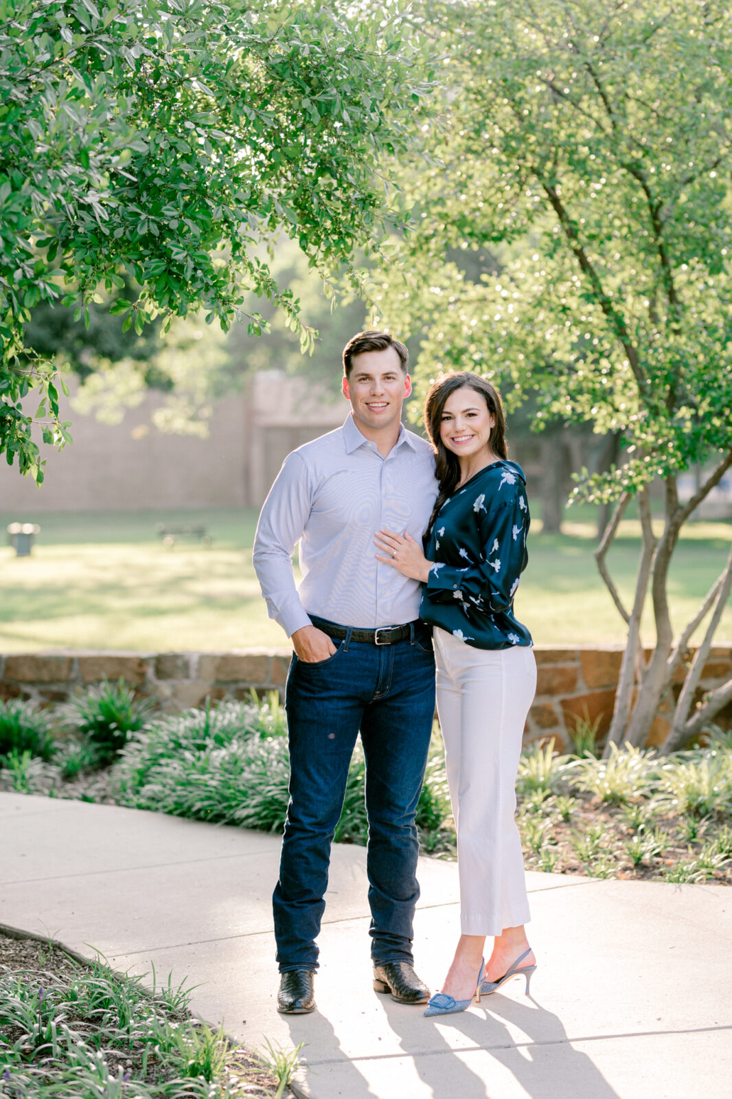 Samantha & Luke’s Reverchon Park Engagement Session | Dallas Wedding ...
