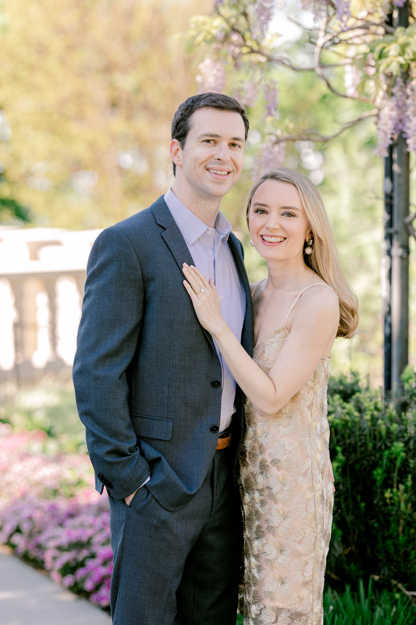 Hannah & Trent’s Engagement Session at the Dallas Arboretum | Dallas ...