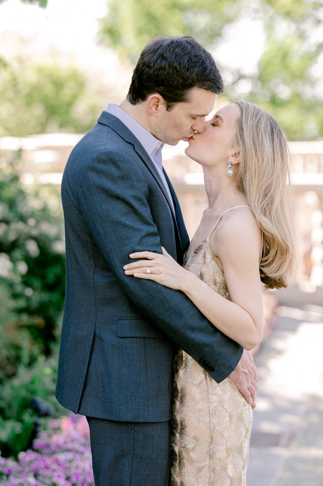 Hannah & Trent’s Engagement Session at the Dallas Arboretum | Dallas ...