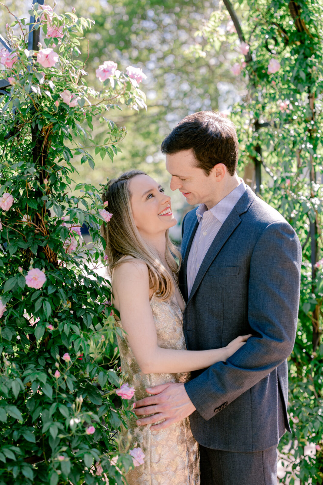 Hannah & Trent’s Engagement Session at the Dallas Arboretum | Dallas ...